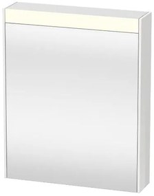 Duravit Brioso - Zrcadlová skříňka 760x620x148 mm, pravá, 1 dvířka, lesklá bílá BR7101R22221000