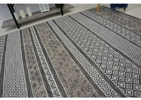 koberec SISAL LOFT 21118 BOHO slonová kost/stříbrný/šedá velikost 160x230 cm | krásné koberce cz
