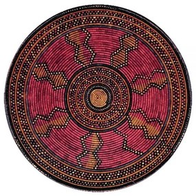 Oriental Weavers koberce AKCE: 160x160 (průměr) kruh cm Kusový koberec Zoya 418 X kruh – na ven i na doma - 160x160 (průměr) kruh cm