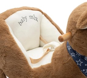 BABY MIX houpací hračka s melodií Medvídek hnědá