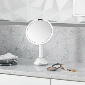 Zrcátko Simplehuman s nastavitelným jasem Dual LED, bílá