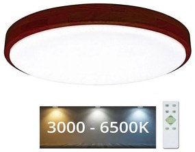 Ecolite | Ecolite WLD400-24W/LED/TD - LED Stropní svítidlo LED/24W/230V + dálkové ovládání | EC0143