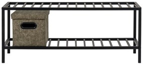 House Nordic Černý kovový botník VITA 4291235