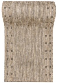 Běhoun Sisal MELISSA KE63A hnědý Rozměr: 80 cm