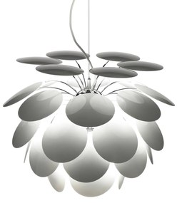 MARSET Discocó závěsná lampa Ø 68 cm bílá