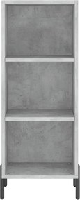 Skříň highboard betonově šedá 34,5x34x180 cm kompozitní dřevo 3198989