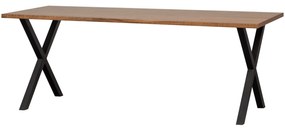 WOOOD Jídelní stůl JIMMY (X noha) ořech 200x90 cm