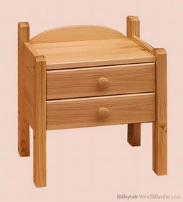dřevěný noční stolek z masivního dřeva borovice 28 drewfilip