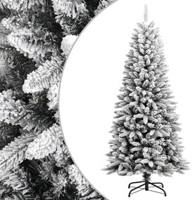 Umělý vánoční stromek se sněhem 150 cm PVC a PE,  345189 HangarStore.cz