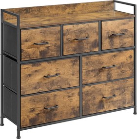 XXXLutz KOMODA, hnědá, černá, 98/85/28.5 cm Boxxx - Široké komody - 002543007120