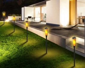 Solární LED lampa TORCH Premium IP65 - 65cm