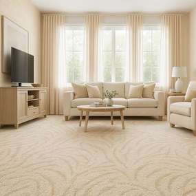 ITC, Metrážový koberec Spring 6400, na míru, šíře 4m, béžová, filc, ložnice