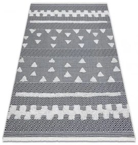 koberec ECO SISAL BOHO MOROC Geometrický 22321 střapce dvě úrovně r velikost 155x220 cm | krásné koberce cz