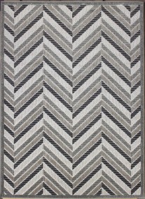 BE Koberec Lagos 1088 BEIGE - béžový šedý černý obdélníkový Rozměr: 60x100 cm