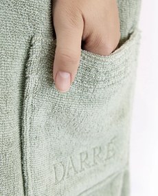 Dámské bavlněné froté pareo do sauny a wellness Comfort olivové