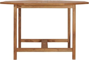 Zahradní jídelní stůl 110 x 110 x 75 cm masivní teak 318478