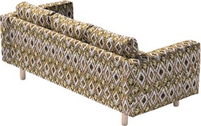 Potah na pohovku IKEA Norsborg 3-místná barva vícebarevná látka pletený vzor, vzorované