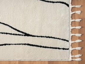 My Flair, Kusový koberec Moroccan Serenity weiß, 200x290, černobílá, ložnice