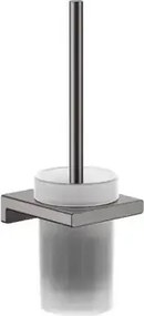 Hansgrohe AddStoris - WC štětka nástěnná | matné sklo/kartáčovaný čern