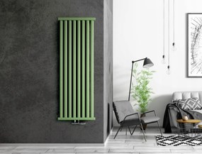 Regnis Kalipso MIR, topné těleso 500x1000mm se středovým připojením 50mm, 531W, černá matná, KALIPSOMIR/1000/500/D5/BLACK