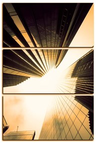 Obraz na plátně - Pohled na mrakodrap - obdélník 7252FB (120x80 cm)
