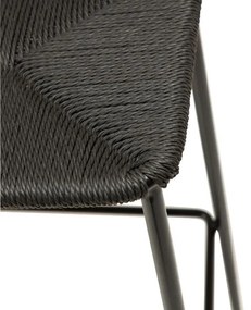 ​​​​​Dan-Form Černá ratanová barová židle DAN-FORM Stiletto 68 cm