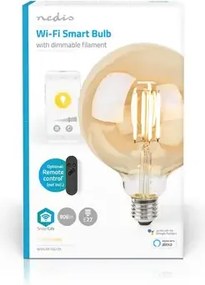 Nedis SmartLife LED žárovka / Wi-Fi / E27 / 806 lm / 7 W / Android  iO