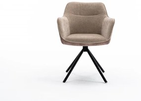 Designová židle Verona champagne otočná/ 44156