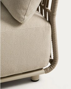 Béžová/taupe zahradní modulární pohovka 170 cm Osani – Kave Home