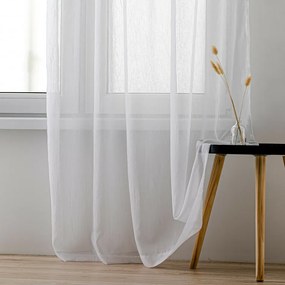 Homede Záclona Kresz Eyelets gold, bílá, 280 x 140 cm