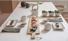 Ukiyo Sada servírovacích misek 3ks bílá-černá / 13 x 8 cm / keramika /