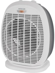 Sencor - Ventilátor s topným tělesem 1200/2000W/230V bílá/šedá