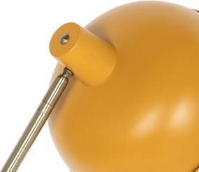 Stojací retro lampa žlutá Milton Yellow