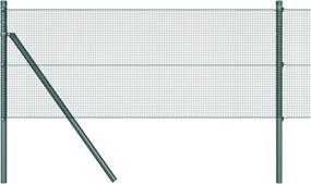 Zemní upevnění svařované drátěné ploty 25 x 0,8 m Zelená 3351721