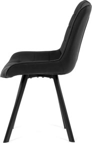 Vikio Jídelní set pro 6 osob 160x90 cm dub noha U černá židle VJS156-6C