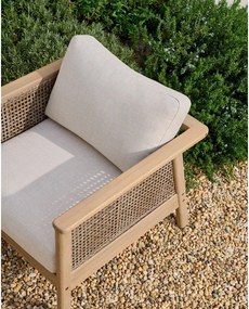 Béžový/v přírodní barvě zahradní lounge set z masivu akácie pro 5 osob Alabe – Kave Home