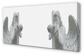 Obrazy na plátně modlitební andělé 100x50 cm