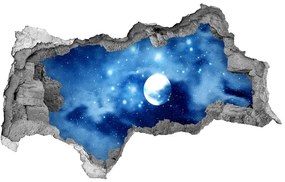 Wallmuralia Foto fotografie díra na zeď Měsíc v úplňku 95x73 cm