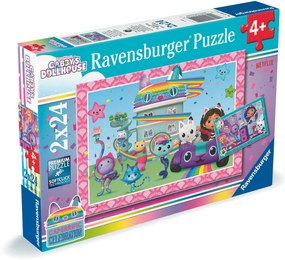 Ravensburger 120041122 gábinin kouzelný domek 2 × 24 dílků
