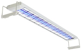 42464 vidaXL LED akvarijní lampa 80–90 cm hliník IP67