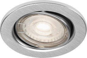 BRILONER Vestavné LED svítidlo hliník, GU10 5W 460lm 3000K pr. 86 x 70 mm, 1 ks