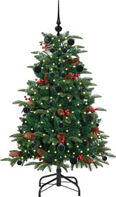 Umělý vánoční stromeček Zelená 150 cm PVC, kov a plast 3395542