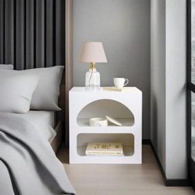 Kalune design Odkládací stolek LORIN bílý