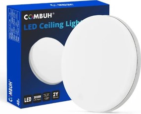 Stropní Svítidlo Stropní Svítidlo Led Kolo Combuh 4320LM 48W 4000K Bílá