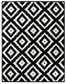 Hans Home | Kusový koberec Hamla 105477 Black Cream - 80x300