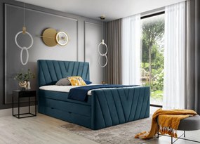 Dvojlůžko boxspring CANDICE - Nube 40 - 140x200cm