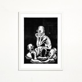 Hugo Rayman | Conte Ugolino Rám: Bílý, Velikost: 30 x 20 cm