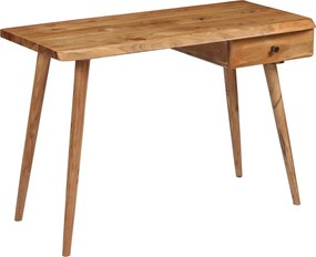 vidaXL Psací stůl z masivního akáciového dřeva 110 x 50 x 76 cm [245666]
