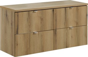 Comad Koupelnová skříňka pod deskové umyvadlo set Nova Oak I. 120 dub coast evoke
