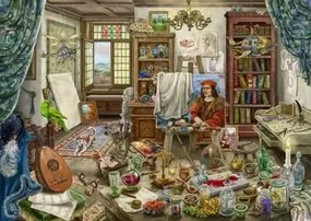 Ravensburger Exit Puzzle: Umělecké studio / 759 dílků / 70 x 50 cm / o